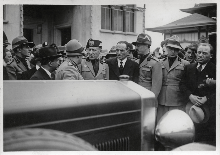 Visita di Augusto Turati, segretario del Partito nazionale fascista ...