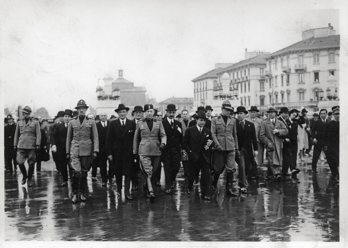 Visita di Augusto Turati, segretario del Partito nazionale fascista ...