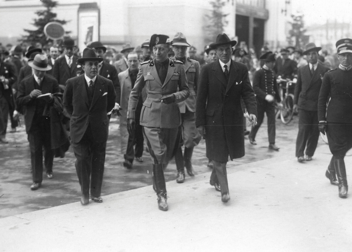 Visita di Augusto Turati, segretario del Partito nazionale fascista ...