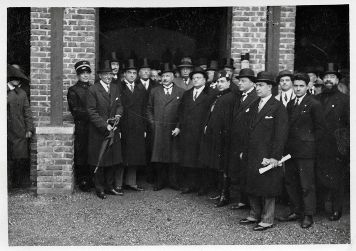 Visita del ministro della pubblica istruzione Giuseppe Belluzzo alla ...