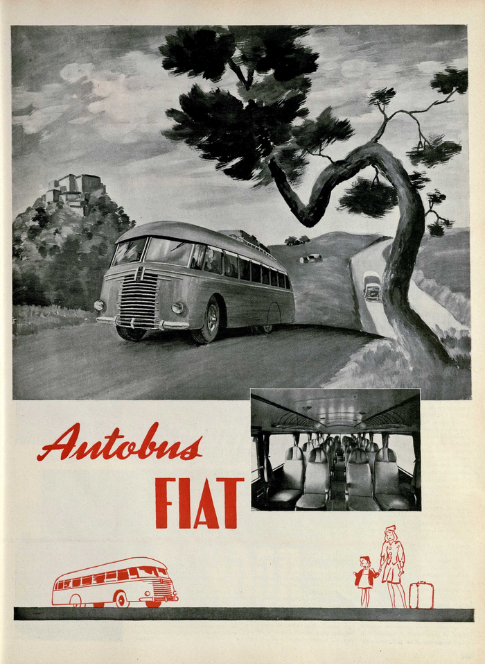 Pubblicità autobus Fiat - Archivio Fondazione Fiera Milano