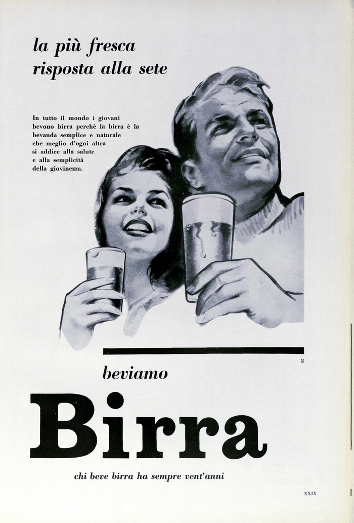 Pubblicità Industria Italiana della Birra - Archivio Fondazione Fiera Milano