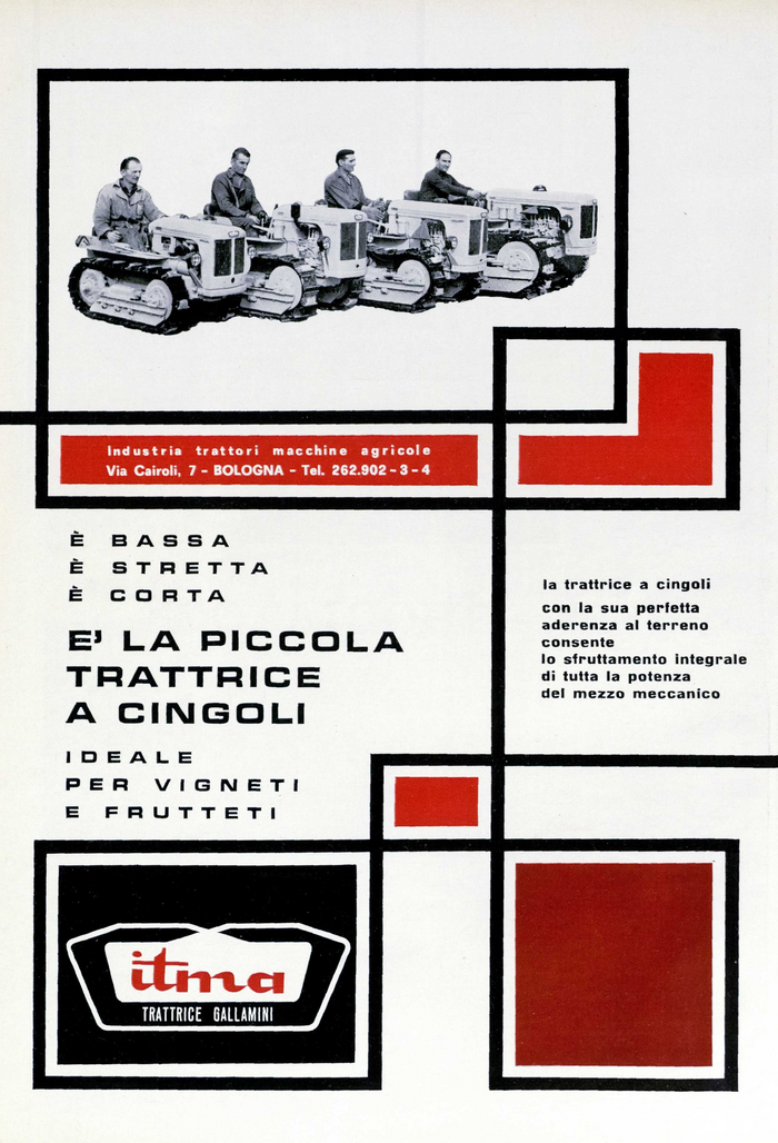 Pubblicità ITMA - Industria Trattori Macchine Agricole - Archivio ...