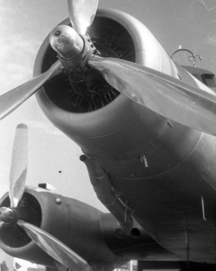 Aereo Fiat G 212 G.P. Monterosa alla Fiera Campionaria di Milano del ...