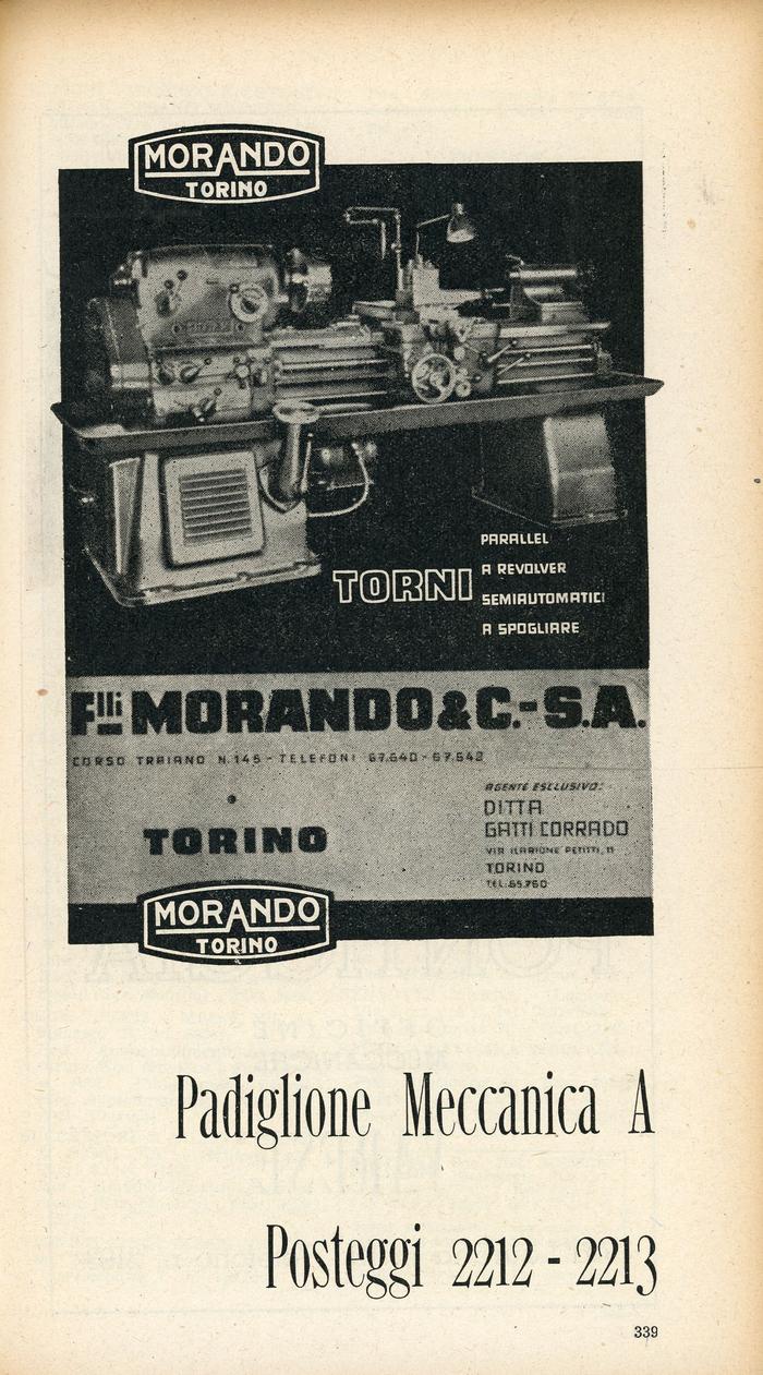 Pubblicità Morando - Archivio Fondazione Fiera Milano