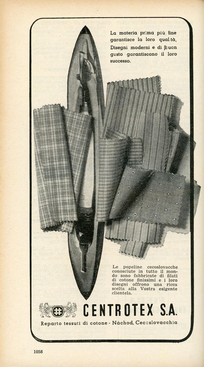 Pubblicità Centrotex - Archivio Fondazione Fiera Milano