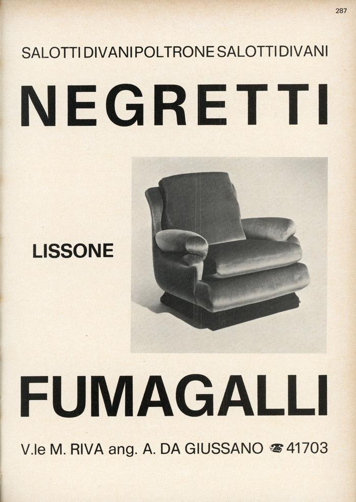 Pubblicità Negretti & Fumagalli - Archivio Fondazione Fiera Milano
