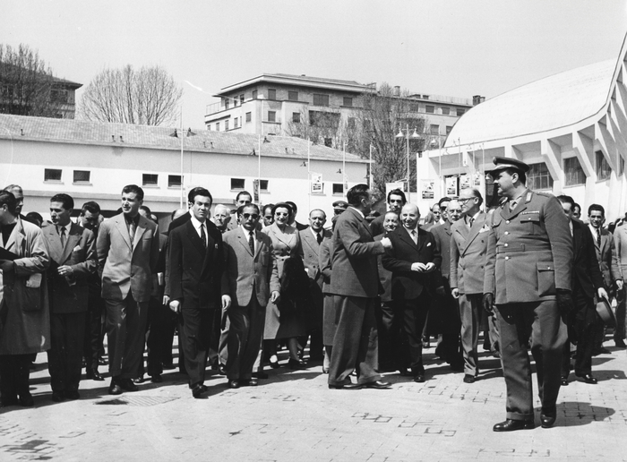 Visita del presidente del Consiglio dei ministri Mario Scelba alla ...